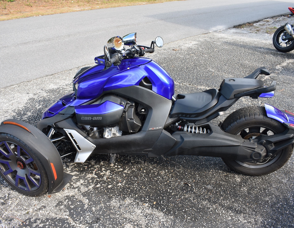 Can-Am Ryker - Blue - Alpha Slingshot Rentals Myrtle Beach